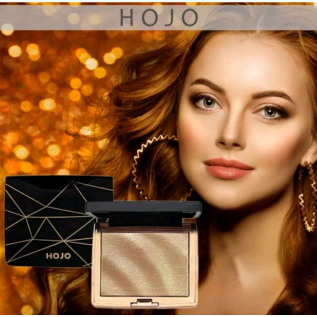 Jual HOJO Highlighter Pallette Waterproof Glitter Highlighter & BRONZER ...