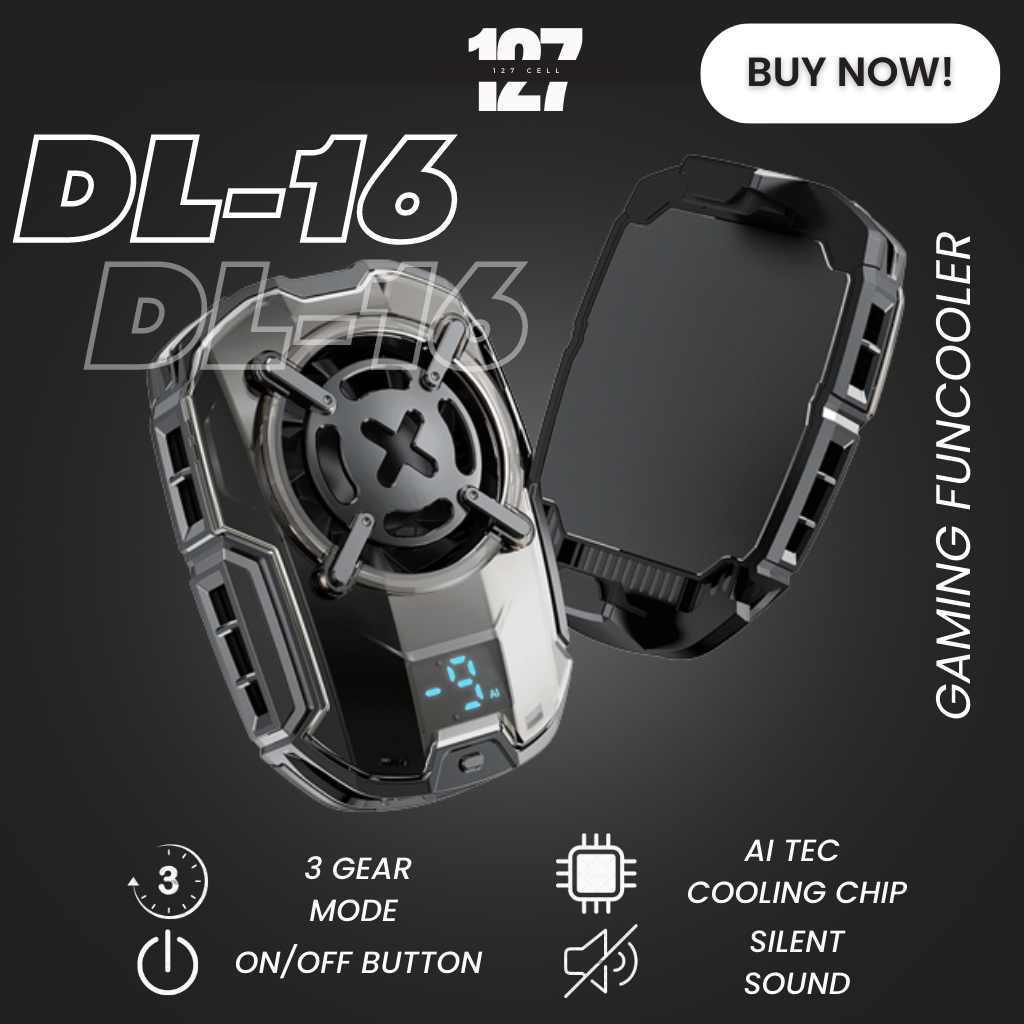 Jual Memo DL16 Fan Cooler Fun Cooler Kipas Pendingin HP Phone cooler ...