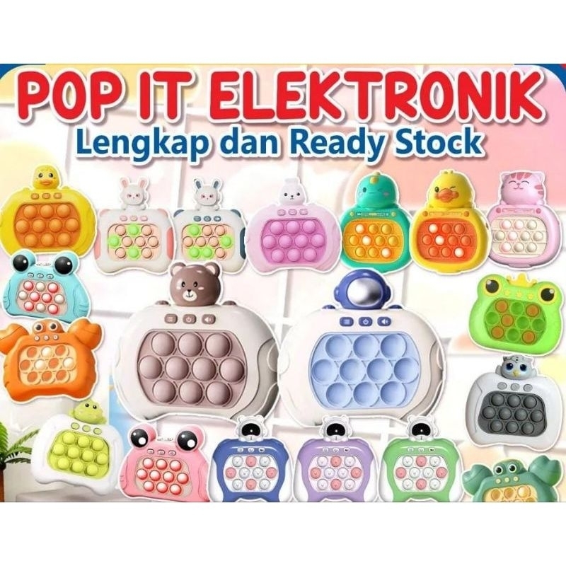 Jual MAINAN ANAK POP IT ELEKTRIK/ POP IT FINGER PRESS ELEKTRONIK PUSH ...