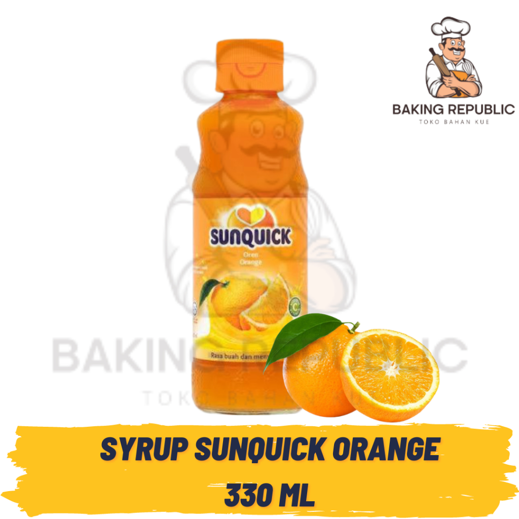 Jual SUNQUICK ORANGE | 330 ML | SIRUP SUNQUICK JERUK | KEMASAN BOTOL ...