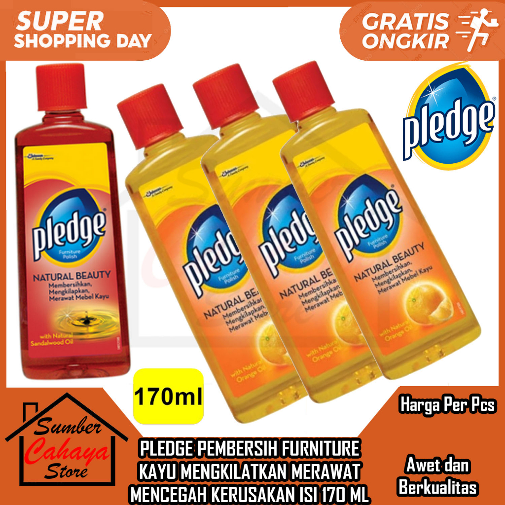 Jual PLEDGE PEMBERSIH FURNITURE POLISH KAYU MENGKILATKAN MERAWAT ...