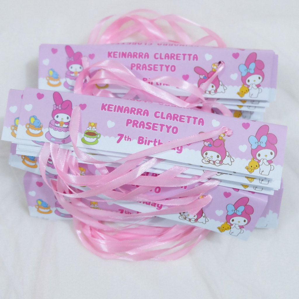 Jual My Melody Label Goodie Bag / Hamper / Kantong Snack Plastik ...
