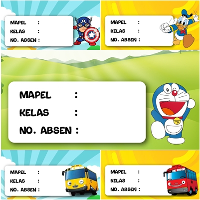 Jual Stiker Label Nama Murid / Stiker Nama Buku Tulis | Shopee Indonesia