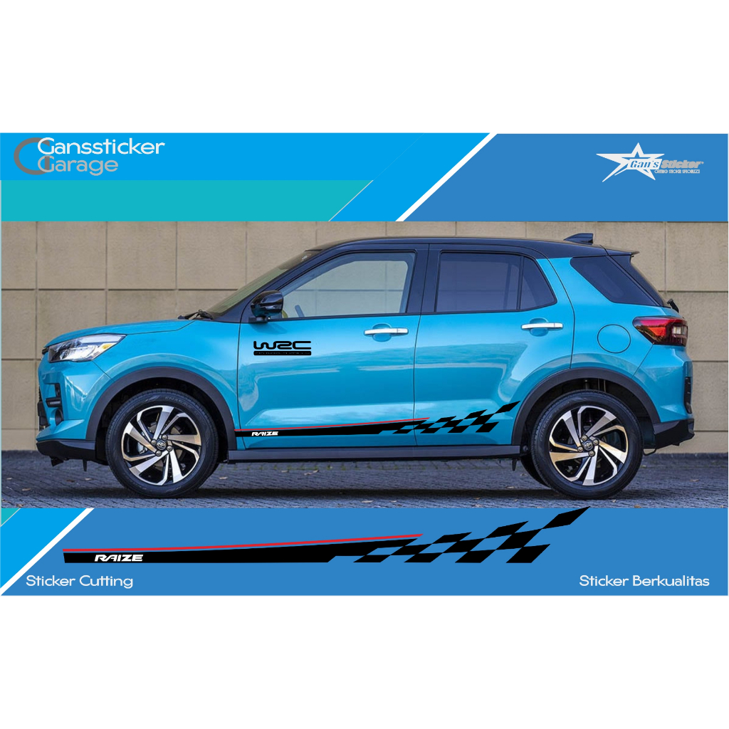 Jual sticker toyota raize sticker mobil raize | Shopee Indonesia
