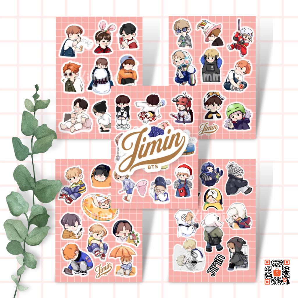 Jual STIKER JIMIN CHIBI BTS BANGTAN | Shopee Indonesia