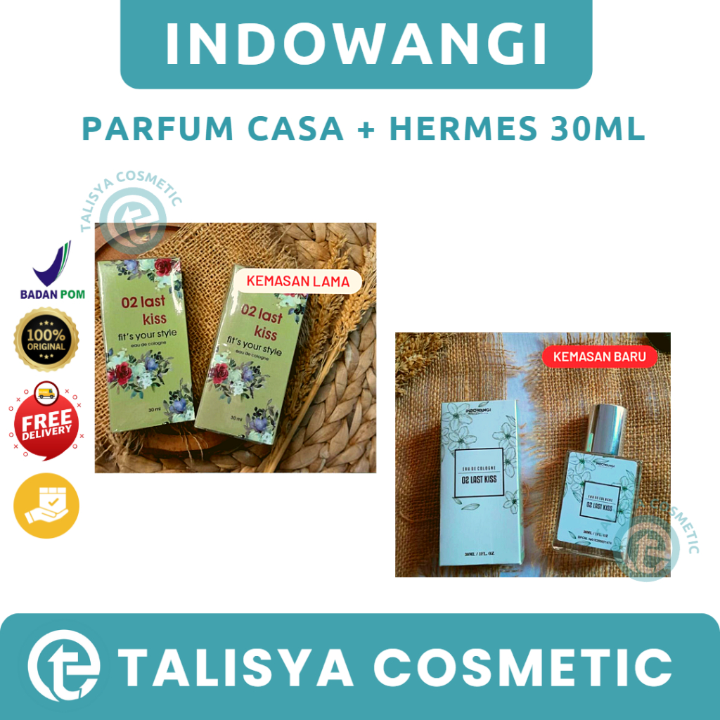 Jual TALISYA [BPOM] PARFUM INDOWANGI 30ML BOX | Shopee Indonesia
