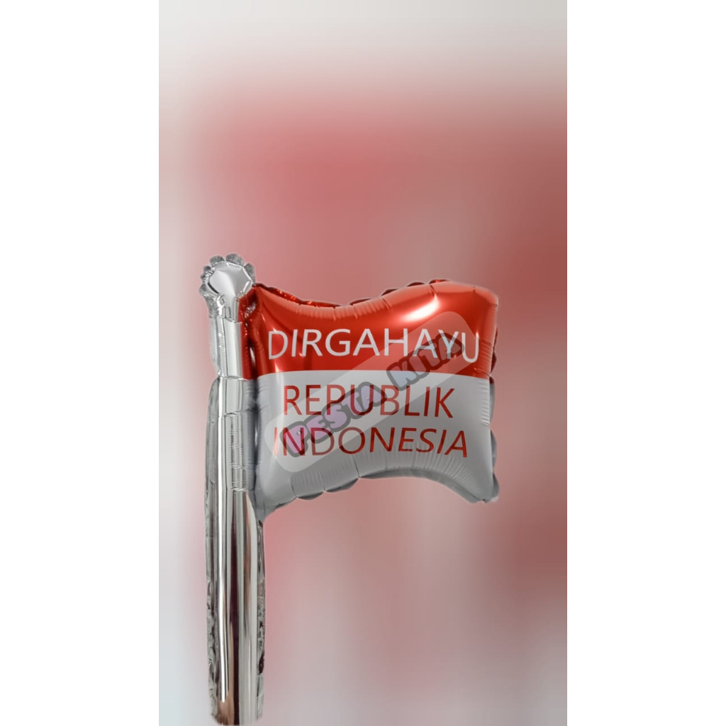 Jual Balon foil mini stik bendera merah putih | Shopee Indonesia
