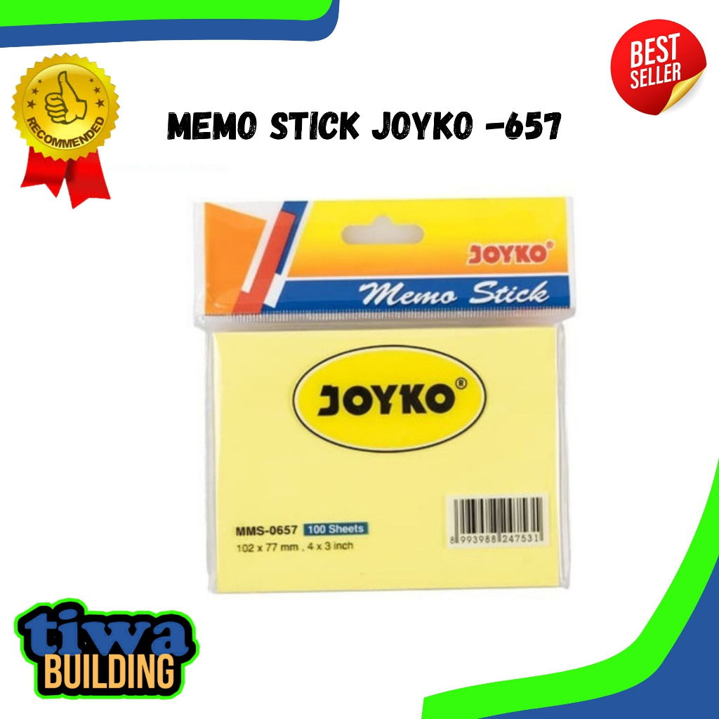 Jual MEMO STICK JOYKO / STICKY NOTES / KERTAS MEMO TEMPEL/ MEMO PEREKAT ...