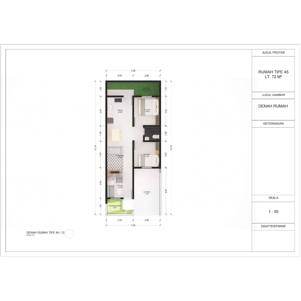 Jual Jasa Pembuatan Denah 2D dan Render Denah | Shopee Indonesia