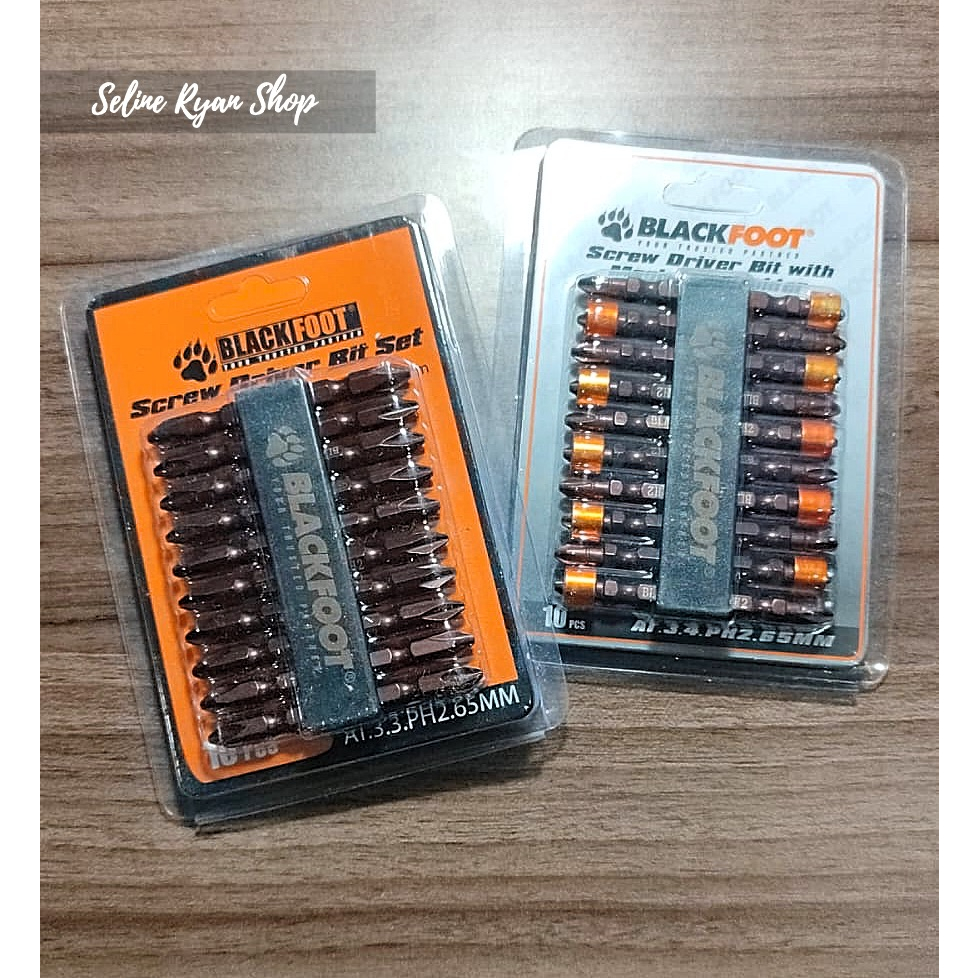 Jual 1 PC Mata Obeng Angin BLACKFOOT / Magnetic Screwdriver Bit S2 ...