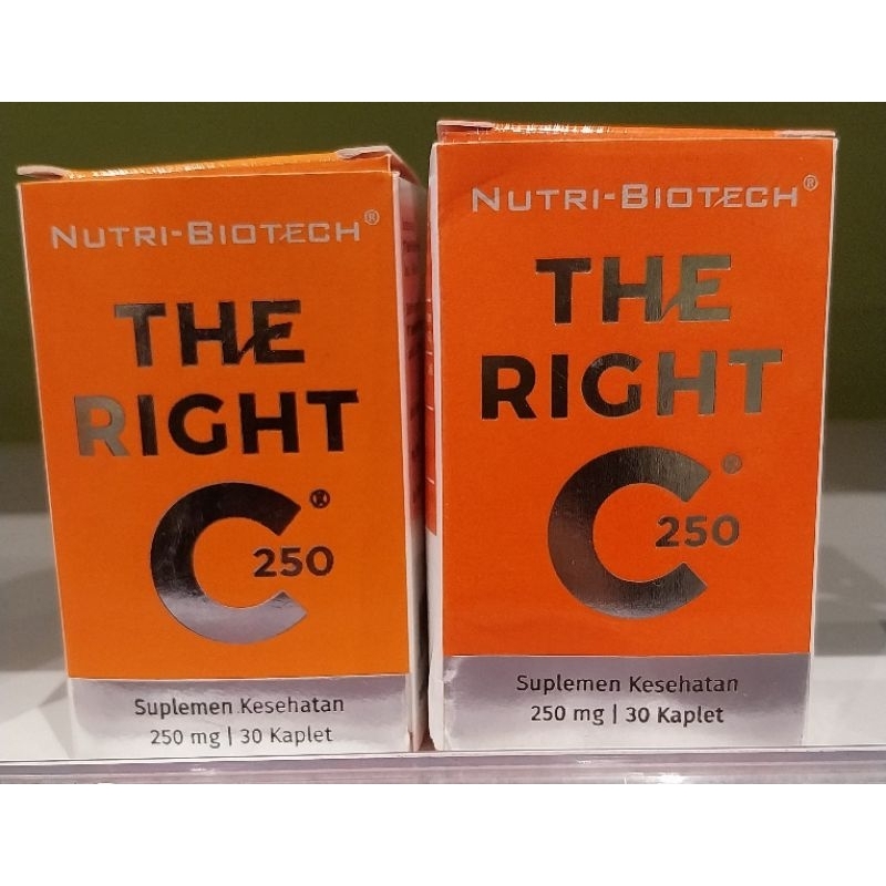 Jual NUTRI-BIOTECH THE RIGHT C 250MG 30 TABLET | Shopee Indonesia