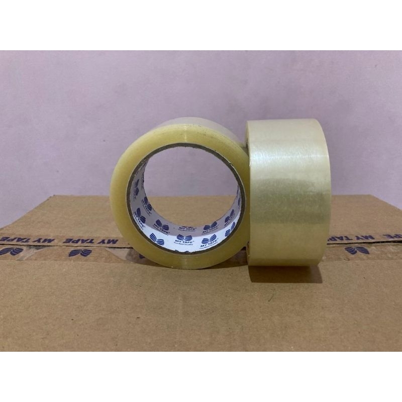 Jual Lakban / Isolasi Bening Coklat MY TAPE 48Mm x 90 Yard Setara Daimaru (HK) | Shopee Indonesia