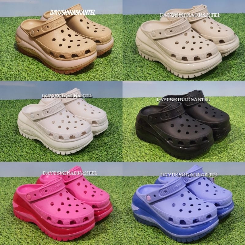Jual Crocs / Crocs Mega Clog / Sepatu Sandal Wanita Crocs Mega Clog ...