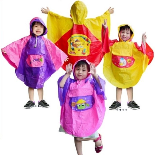 Jual Poncil - Jas Hujan Anak Ponco | Shopee Indonesia