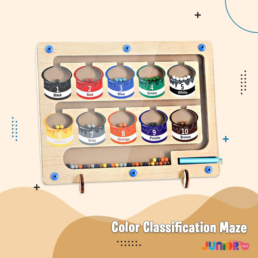 Jual Color Classification Maze / Fine Motor Skills / Color Sorting ...