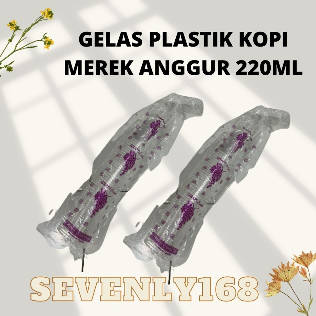 Jual GrapeCup/Gelas Plastik Cup Aqua Grape / Anggur 220 Ml | Shopee ...