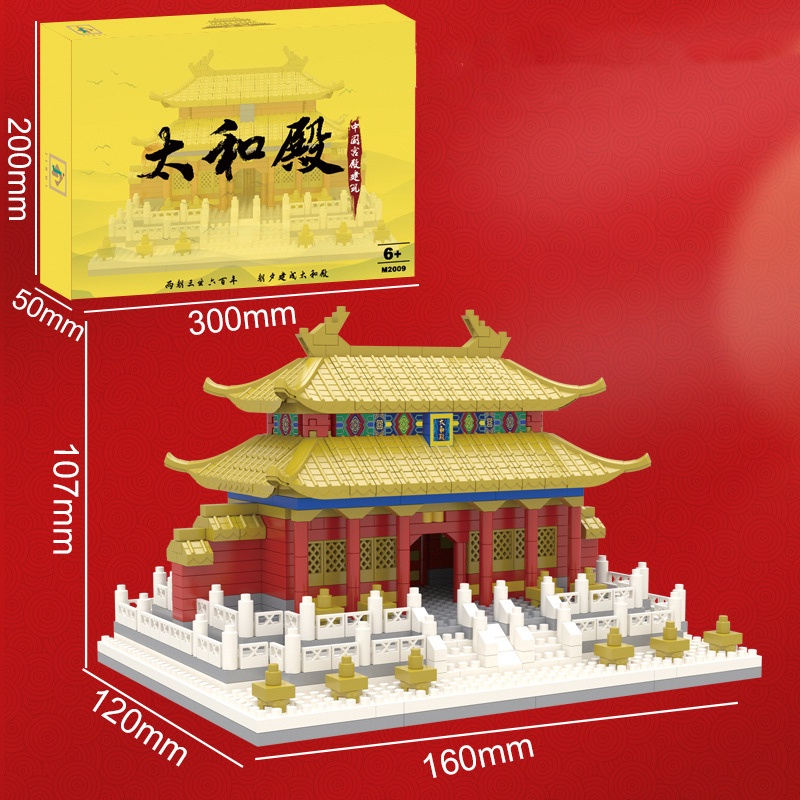 Jual MEKANSM Chinese Architecture Nano Balok Garden Cina Building Micro ...