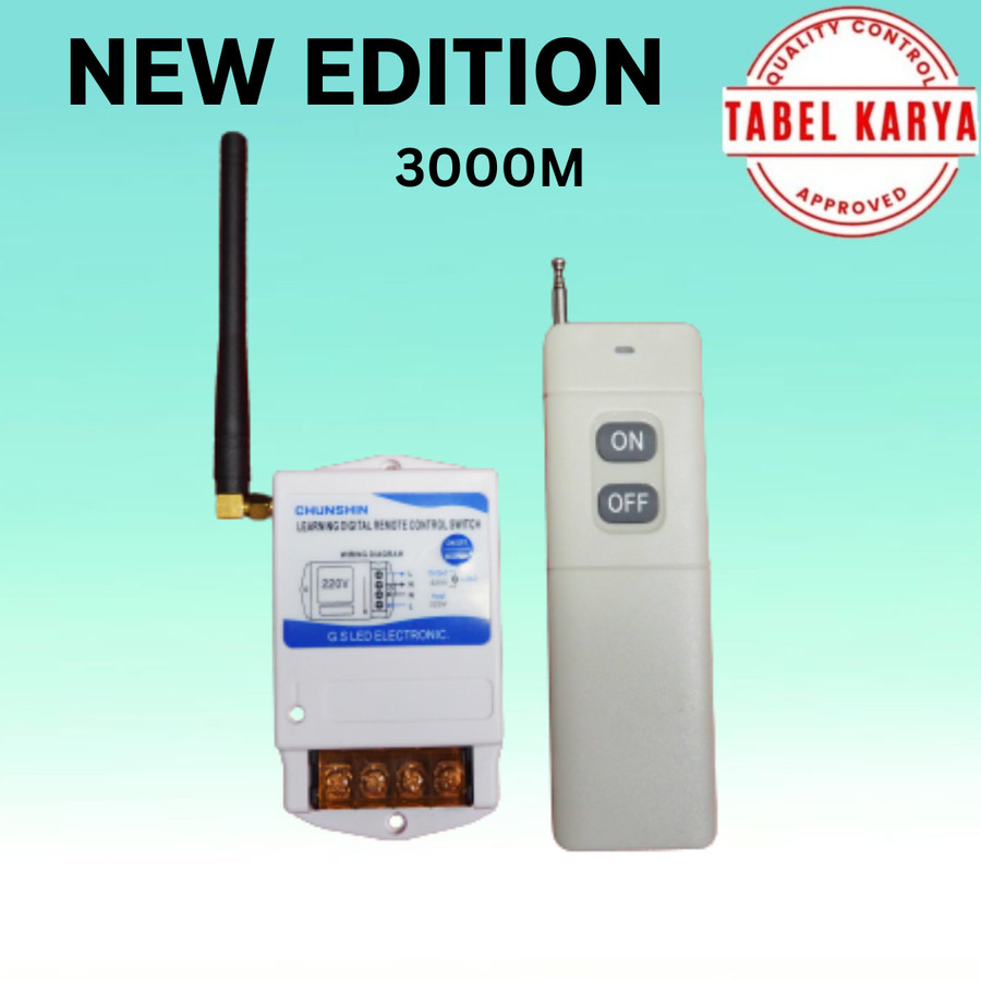 Jual NEW EDITION!!! WIRELESS REMOTE CONTROL SWITCH ON OFF / SAKLAR 220 ...