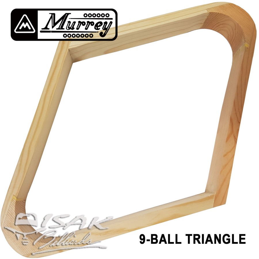 Jual Murrey 9-ball Diamond Billiard Rack - Wood - Segitiga bola-9 Kayu ...