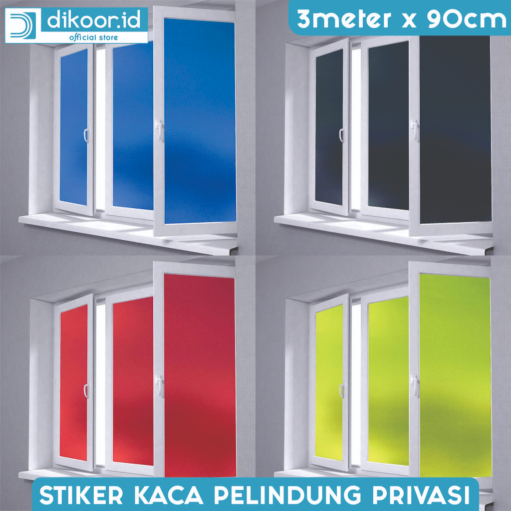 Jual (COD) Stiker Kaca Film Buram Untuk Jendela Sandblast Self Adhesive ...