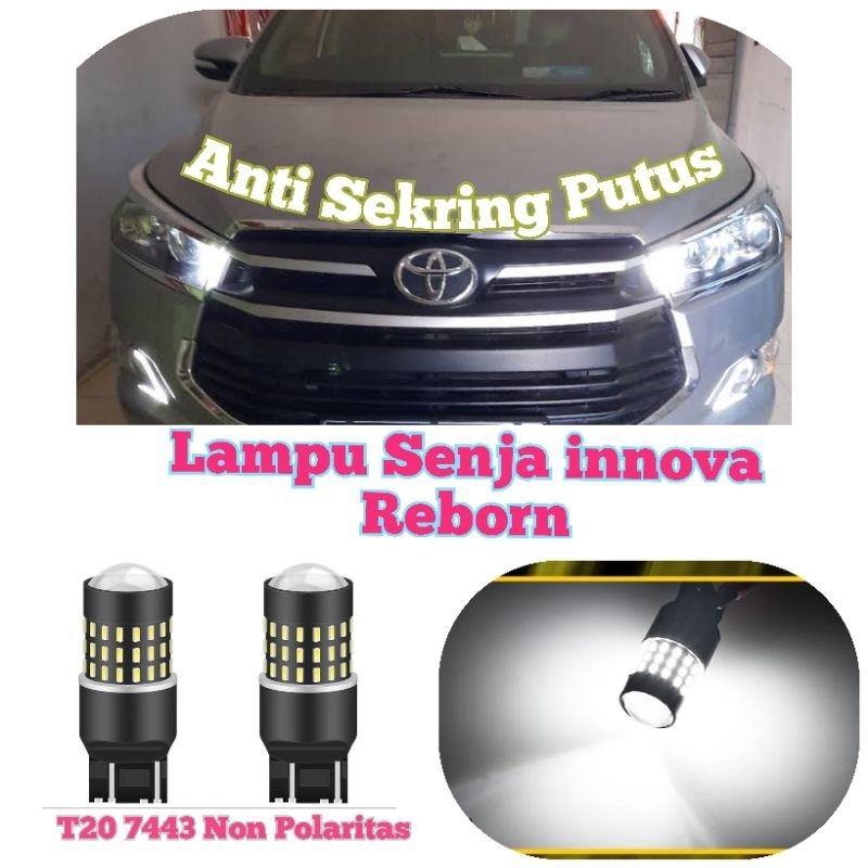 Jual Lampu senja innova reborn T20 7443 Rem All new fortuner | Shopee ...