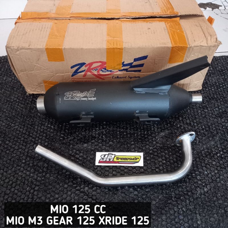 Jual KNALPOT COPY CMS ZRC PNP YAMAHA FINO 125 MIO M3 MIO GT 125 GEAR 125 FAZZIO 125 XRIDE 125 ...