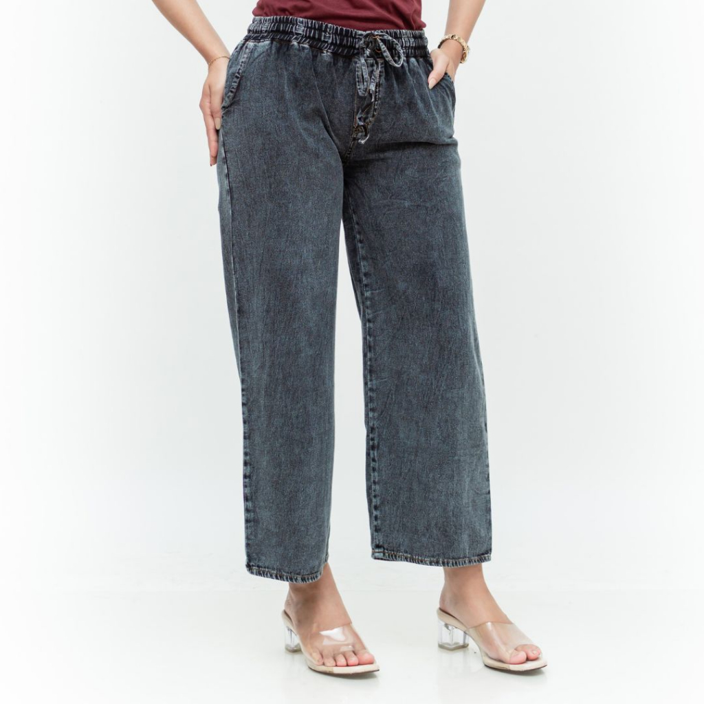 Jual MOLDING - Kulot Jeans Snow Model Polos All Size dan Jumbo - 8875 ...