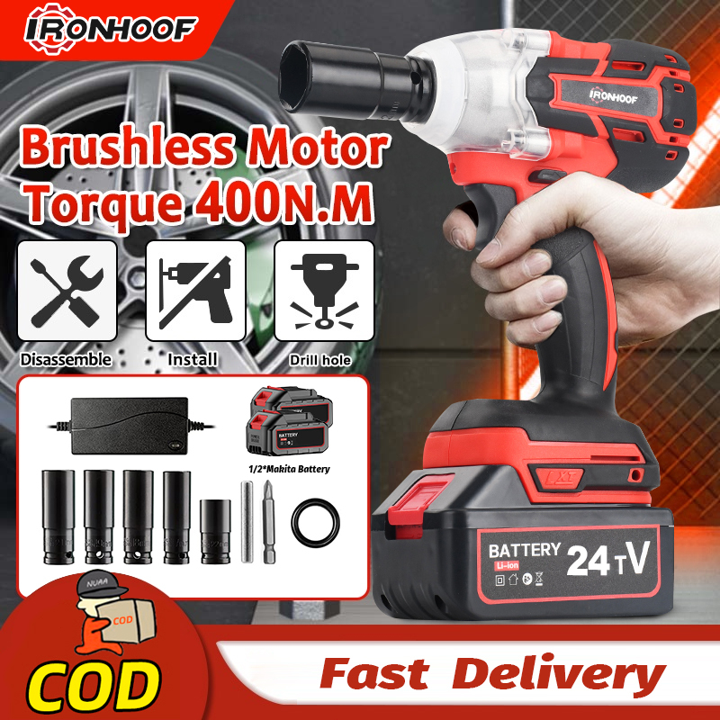 Jual 24V/36V Impact Wrench CORDLESS IMPACT WRENCH Electric Impact ...