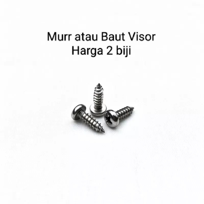 Jual Baut Visor Sekrup Murr Harga 2 biji | Shopee Indonesia