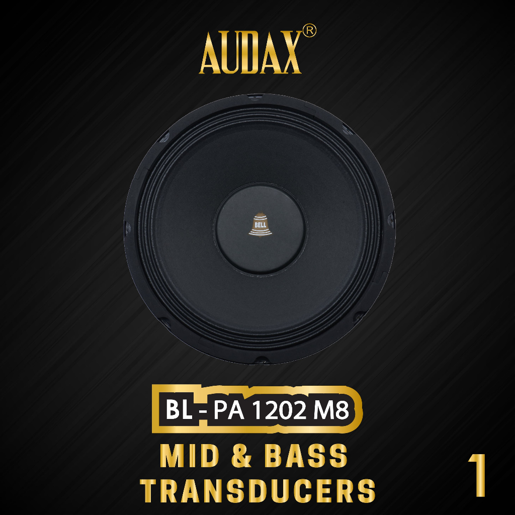 Jual Audax - Speaker Pasif 12" Bell BL-PA 1202 M8 Mid & Bass Transducer ...