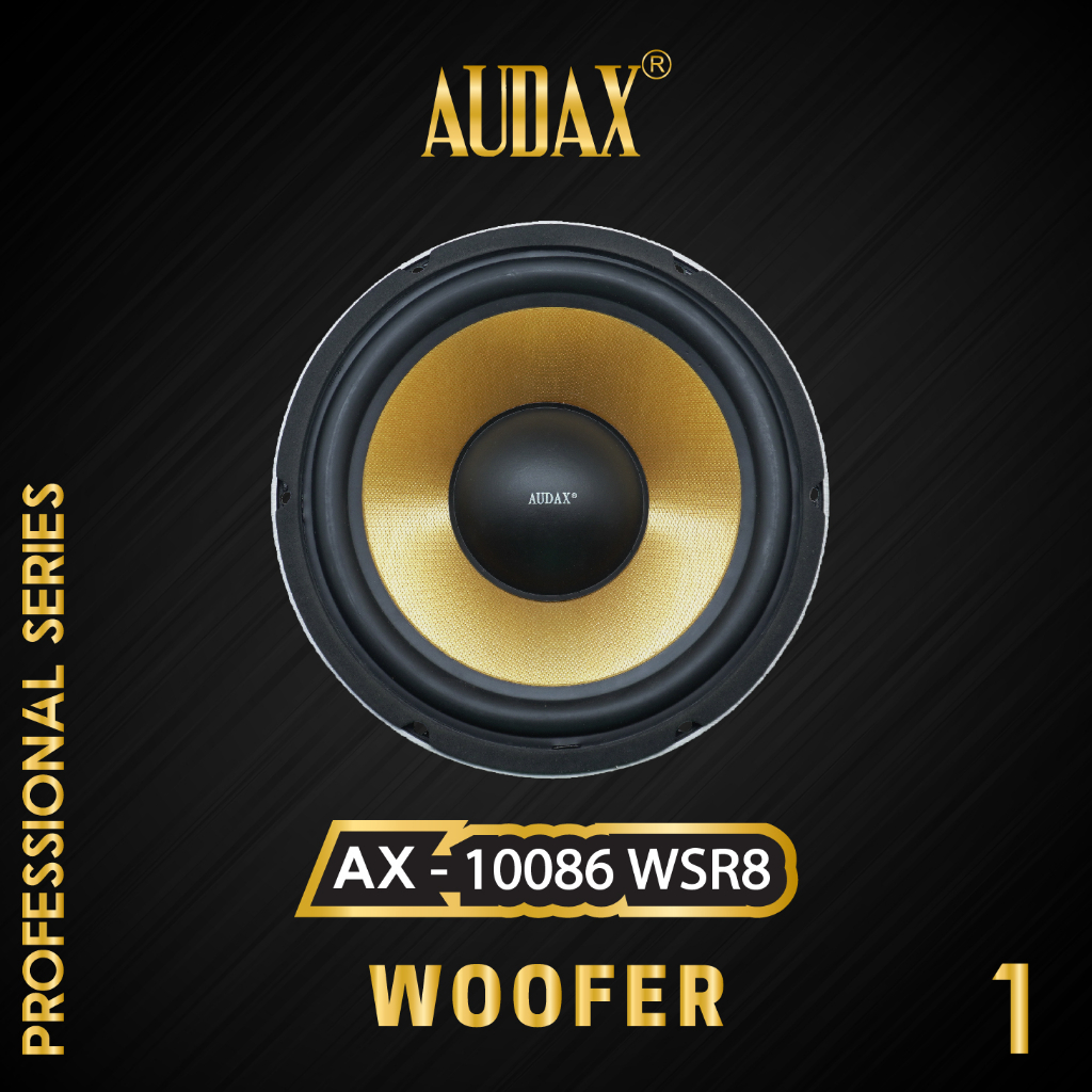 Jual Audax - Speaker Pasif 10" Audax AX-10086 WSR8 Professional Series ...