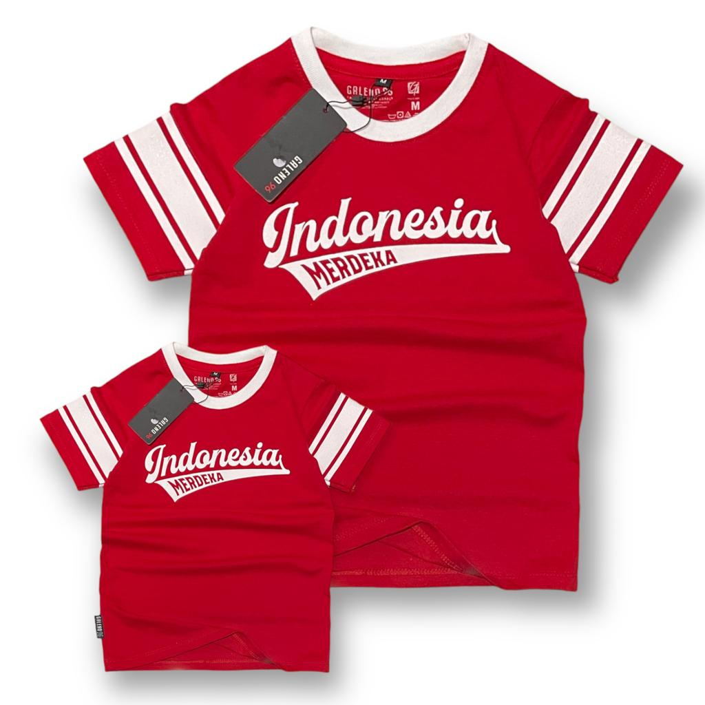 Jual KAOS DISTRO ANAK LENGAN PENDEK MERAH PUTIH EDISI KEMERDEKAAN USIA 1-12 TAHUN | Shopee Indonesia