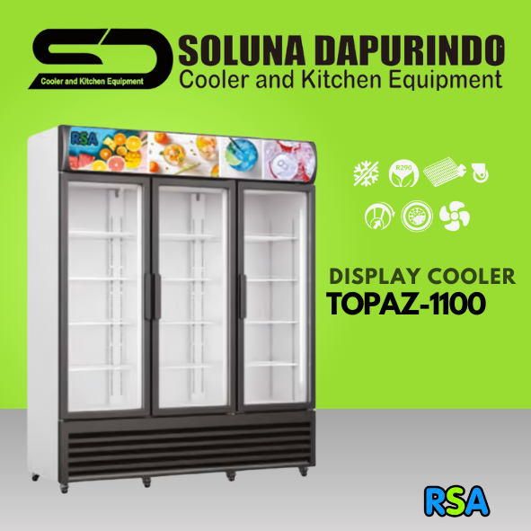Jual RSA Display Cooler TOPAZ-1100 / TOPAZ1100 Pendingin Minuman ...