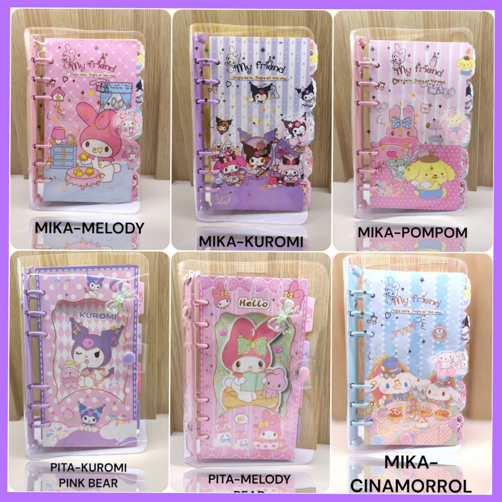 Jual LUCKY CAT - BINDER PLANNER SANRIO | BUKU JOURNALING | BUKU JURNAL ...