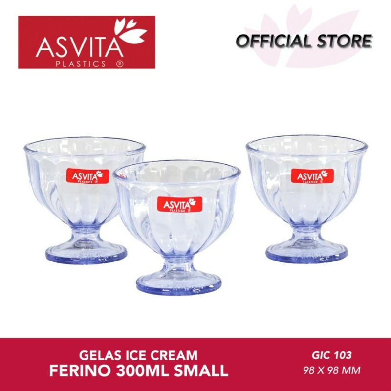 Jual Gelas Ice Cream Lebar Feriro 300 Ml GIC 103 | Cangkir Es Krim ...