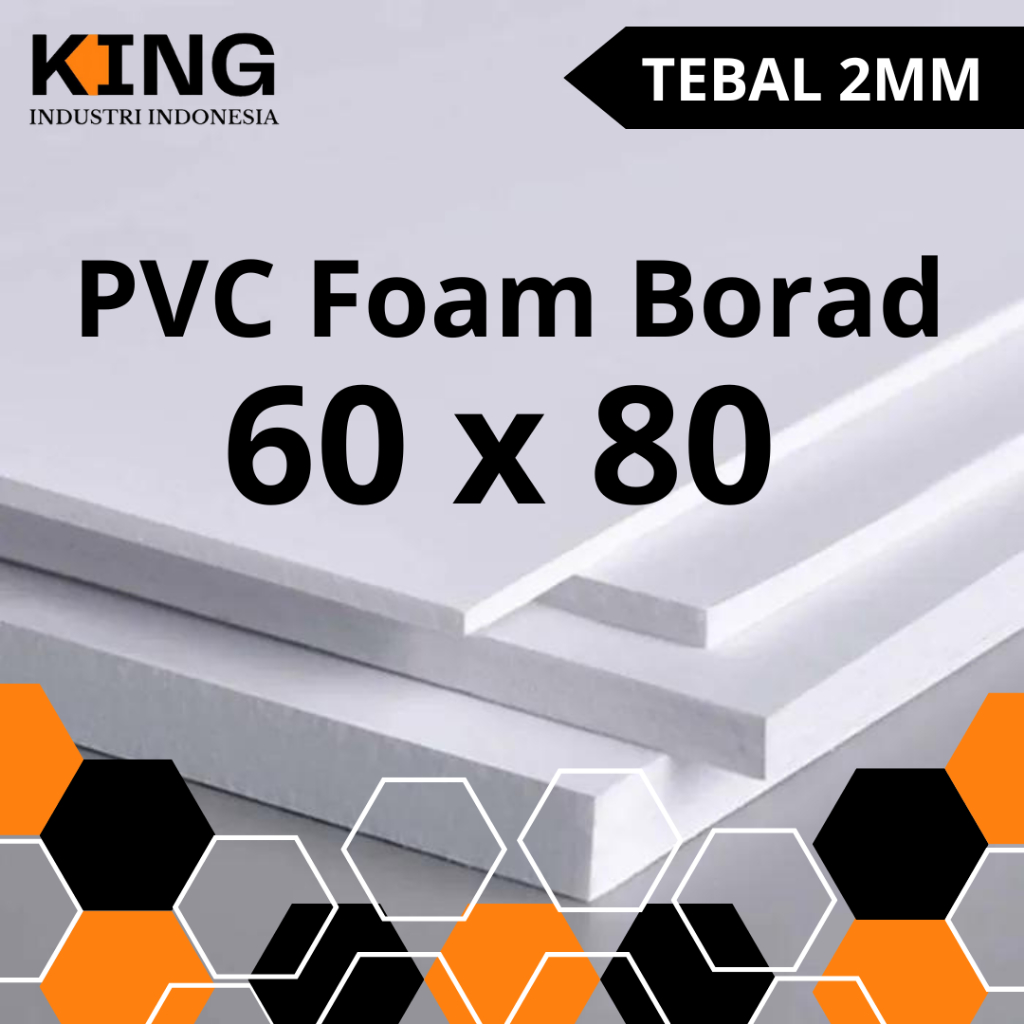Jual KING PVC Foam Board Potongan & Lembaran Tebal 2mm Uk 60 x 80cm ...