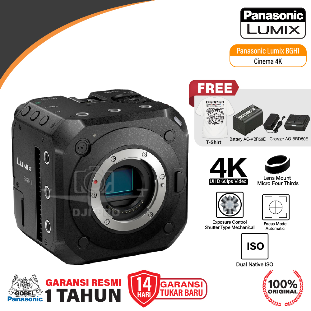 Jual Panasonic Lumix BGH1 Lumix DC BGH 1 Cinema 4K Box Camera Resmi | Shopee Indonesia