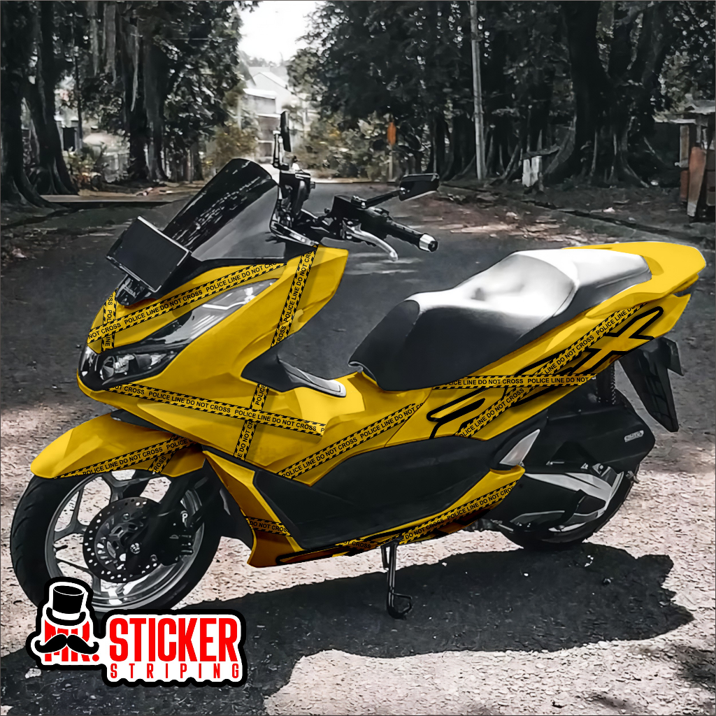 Jual decal honda pcx 150 pcx 160 full body custom sticker free design ...