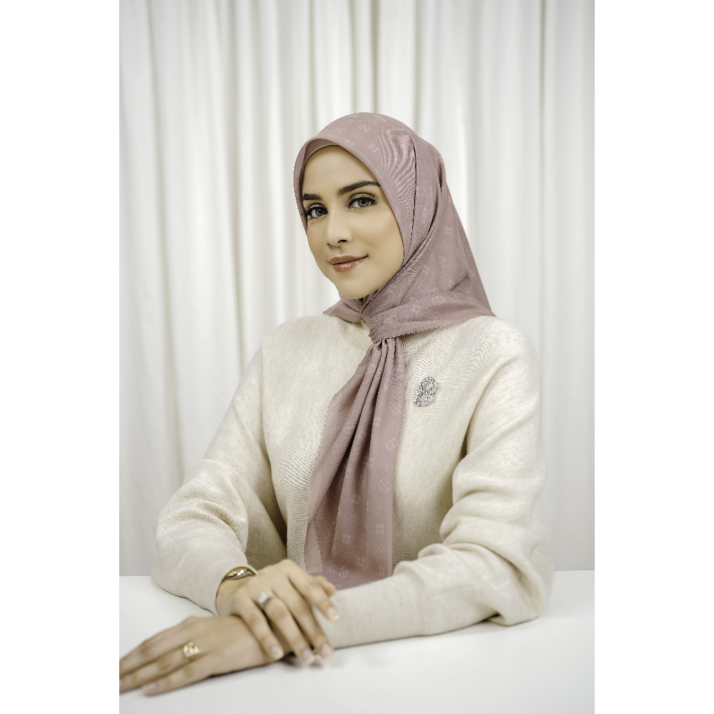 Jual Monogram Voile Square - Wild Rose | Shopee Indonesia