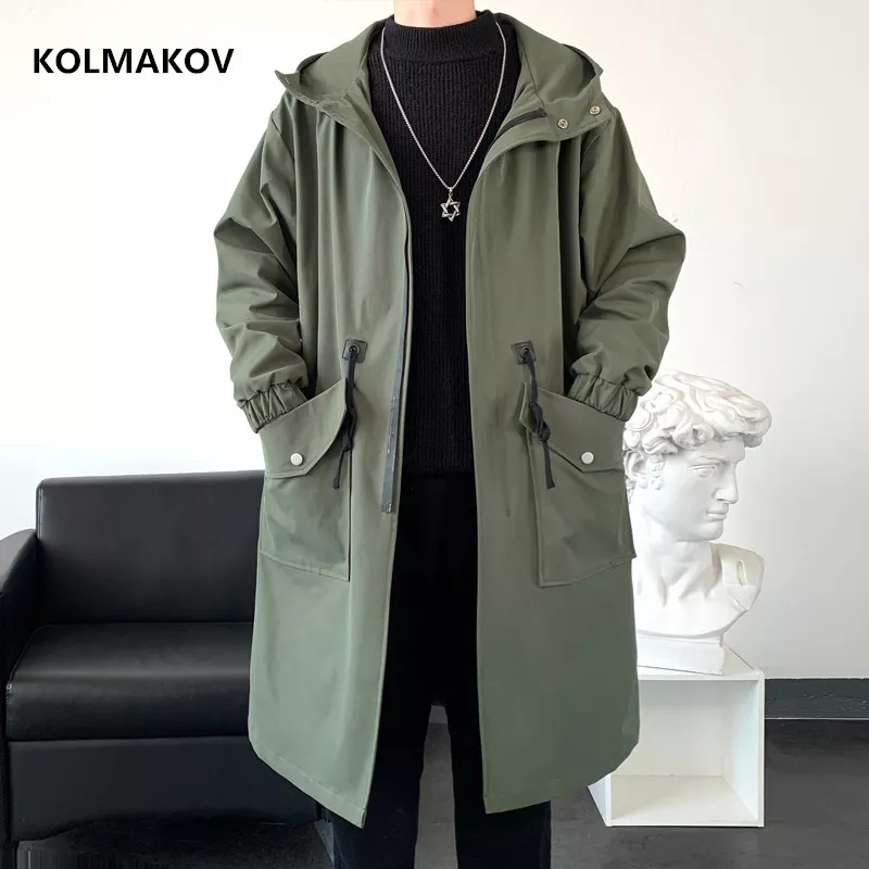 Jual JAKET PRIA/ COAT PANJANG PRIA DEWASA/ LONGCOAT JUMBO MODEL KOREAN ...