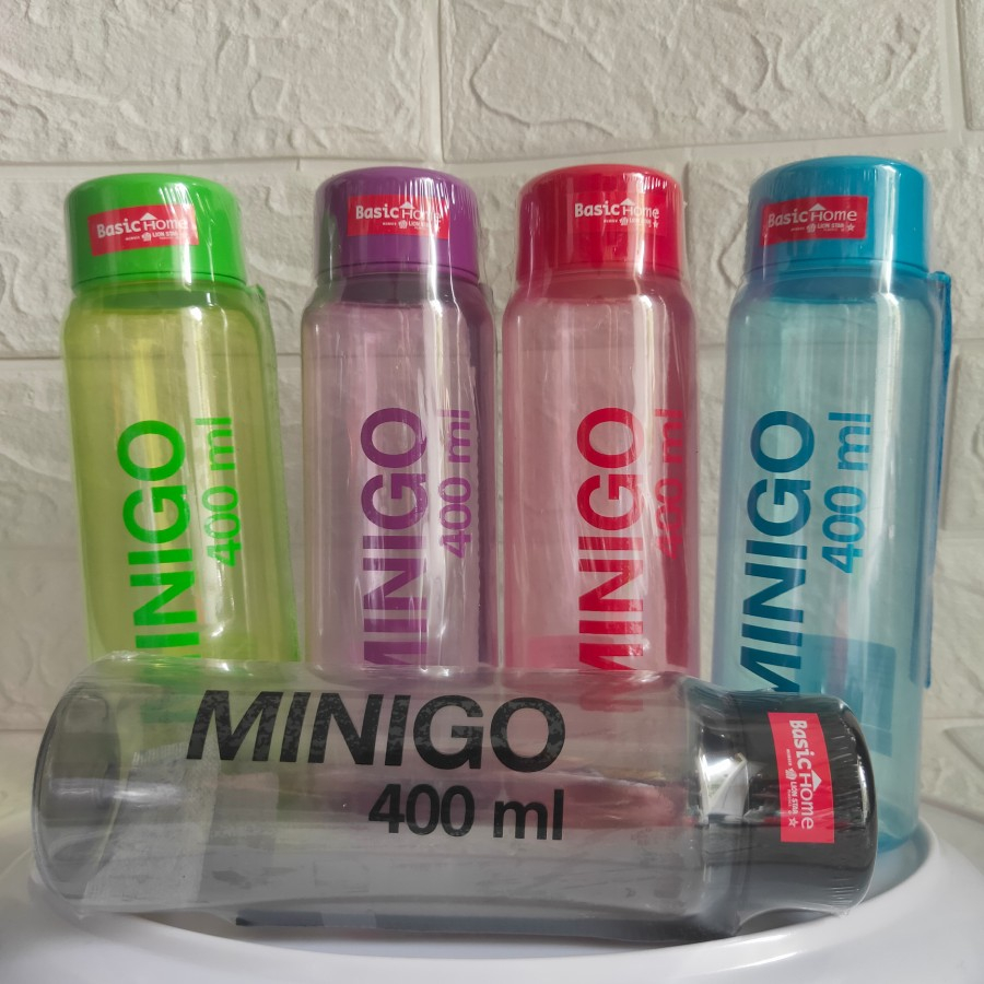 Jual botol minum minigo ( 400ml , 600ml , 1 liter ) botol air lion star nh-70 botol basic home ...