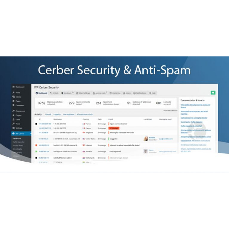 Jual WP Cerber Security Pro V9.6.2 | Shopee Indonesia