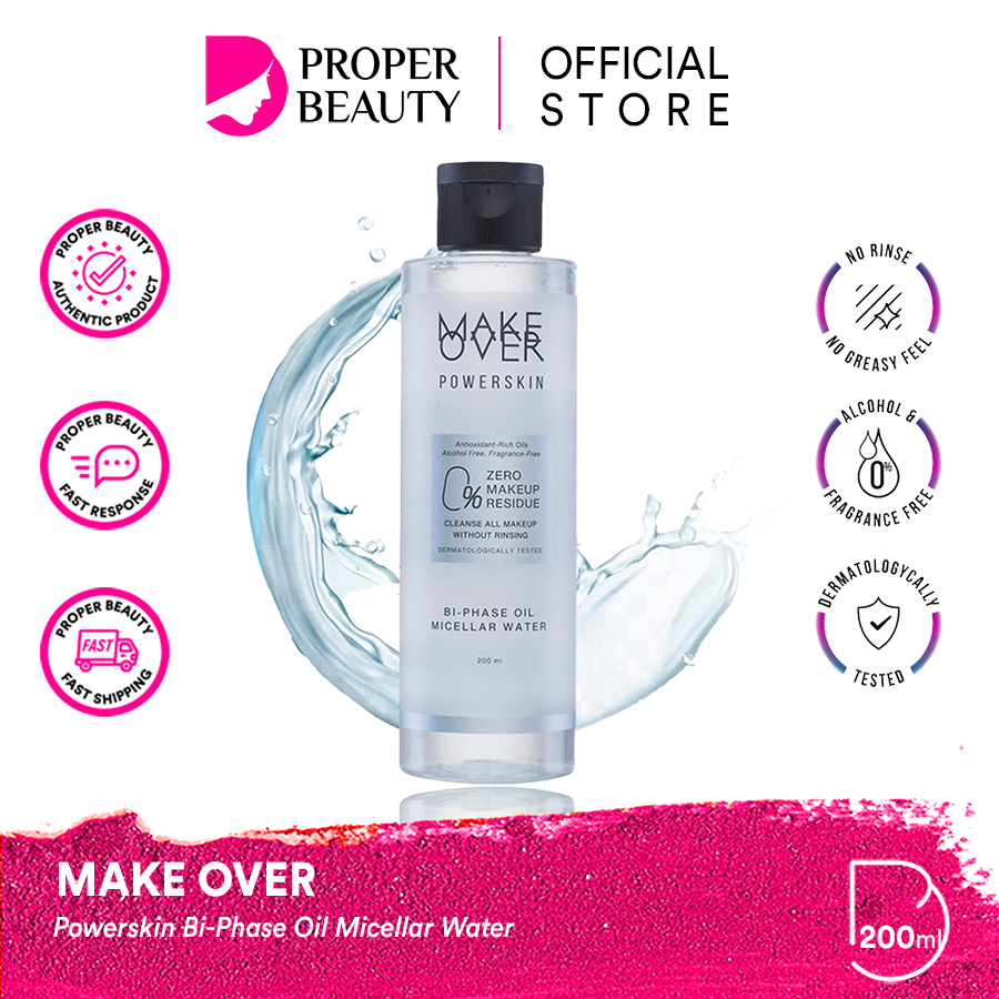 Jual MAKE OVER Powerskin Bi-Phase Oil Micellar Water Indonesia ...