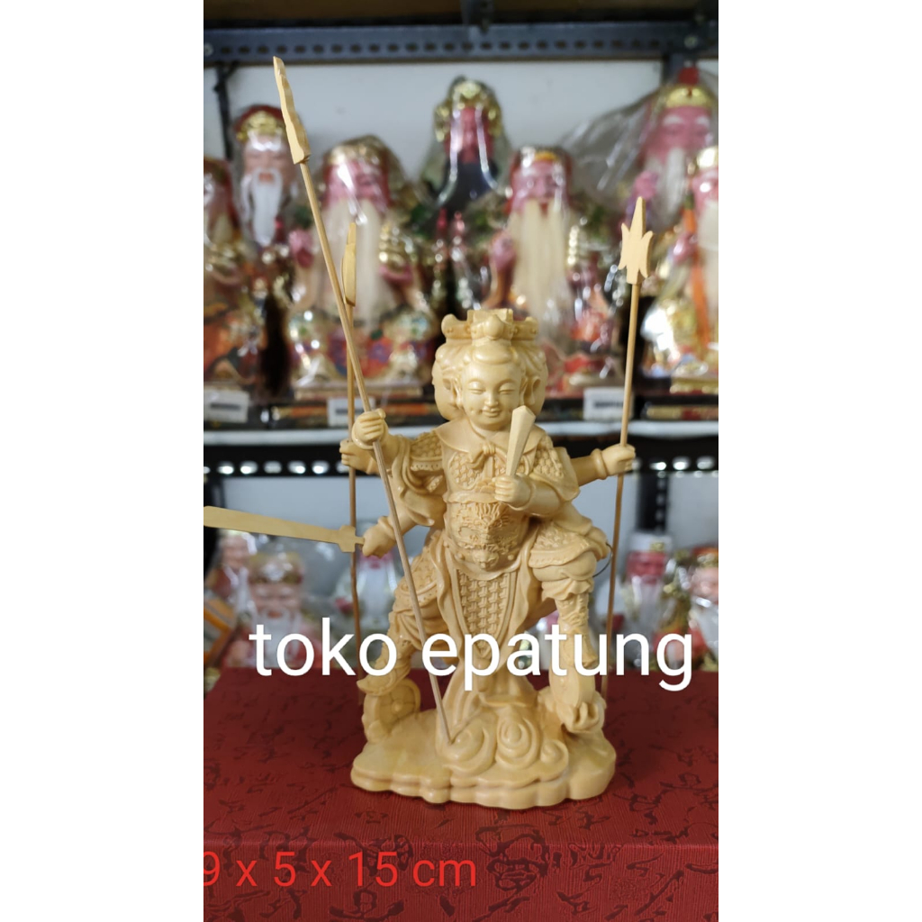 Jual patung dewa naca / naca / nacha -3 wajah - kayu - 6 inch - Polos ...