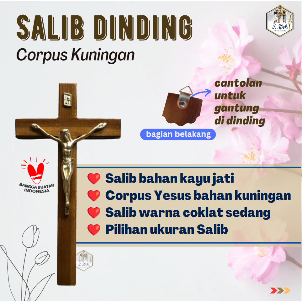 Jual SALIB DINDING, JATI COKLAT SEDANG, CORPUS KUNINGAN | Shopee Indonesia