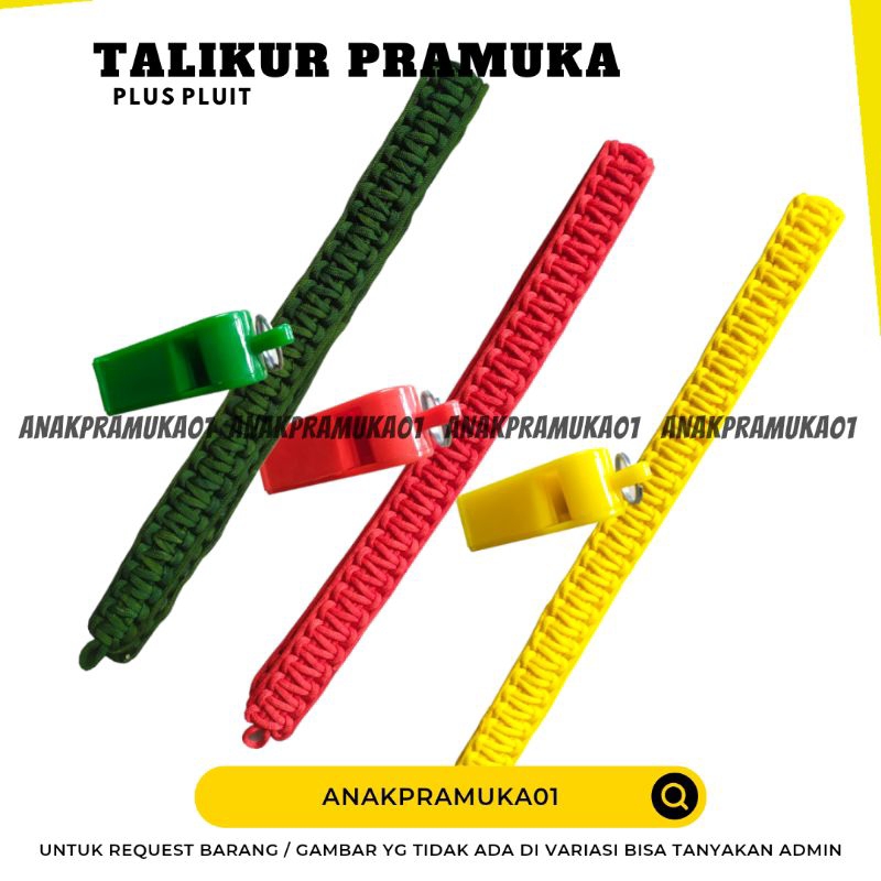 Jual talikur Pramuka / tali + Pluit Pramuka / tali Pluit kecil / tali ...