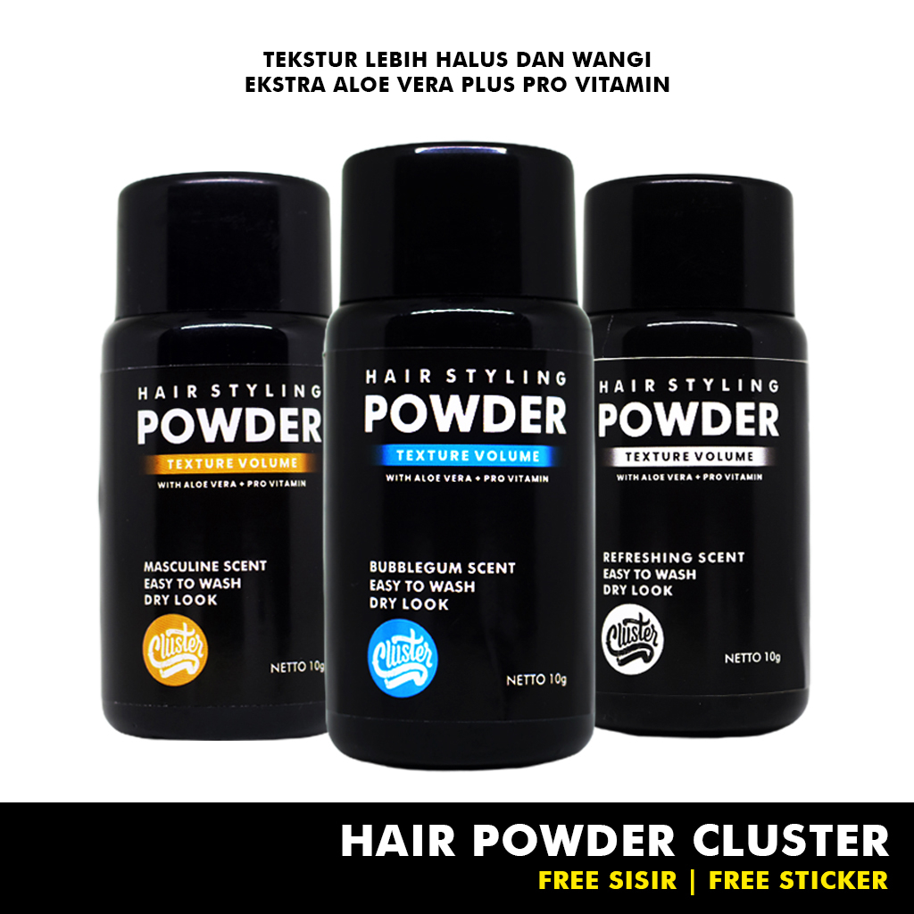 Jual HAIR POWDER CLUSTER | PREMIUM HAIR POWDER | Volume dust hair ...