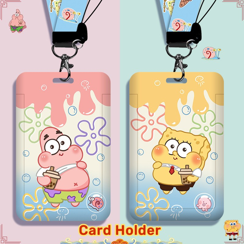 Jual SpongeBob Patrick Star ID card holder tali lanyard transportasi ...
