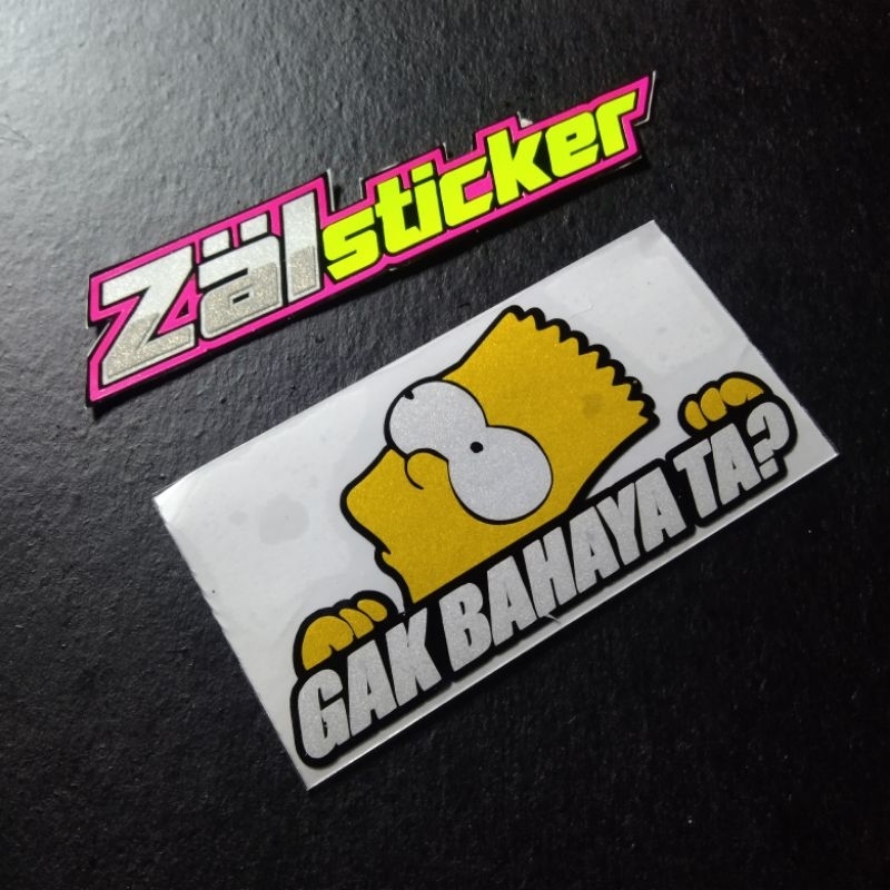 Jual sticker gak bahaya ta sticker cutting | Shopee Indonesia