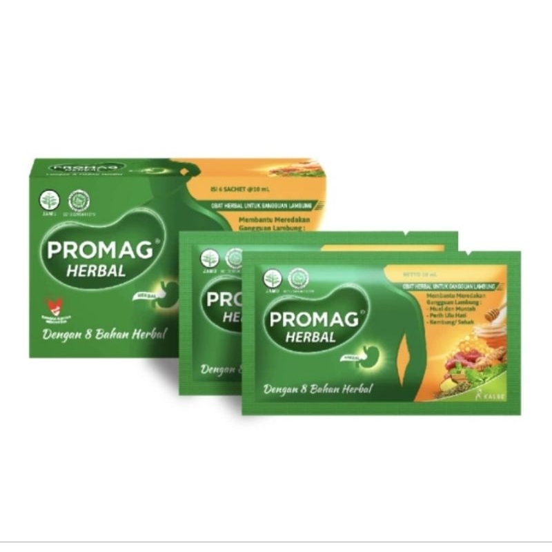 Jual Promag Herbal Cair Box isi 6 Sachet | Shopee Indonesia